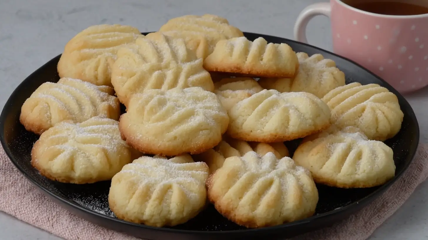 3 Ingredients Biscuits (No-Oven, Eggless & Crispy)