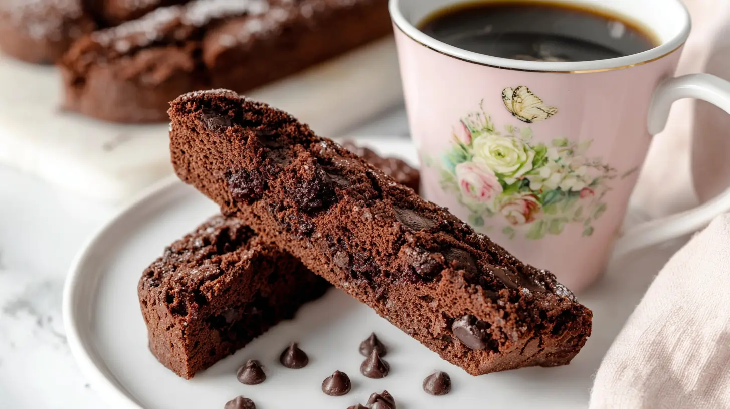 Chocolate Biscotti: Crunchy Italian Cookie with Rich Cocoa