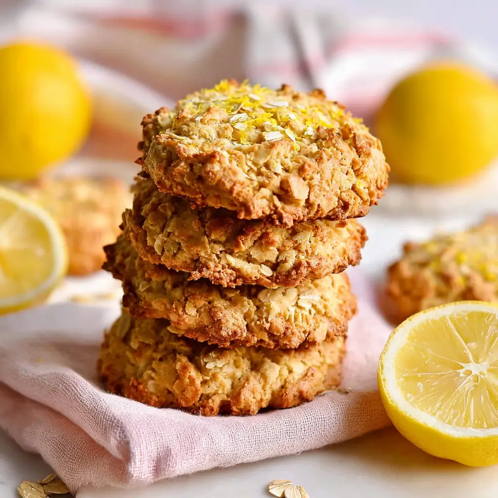 Lemon Oatmeal Cookies Soft Chewy and Zesty Recipe