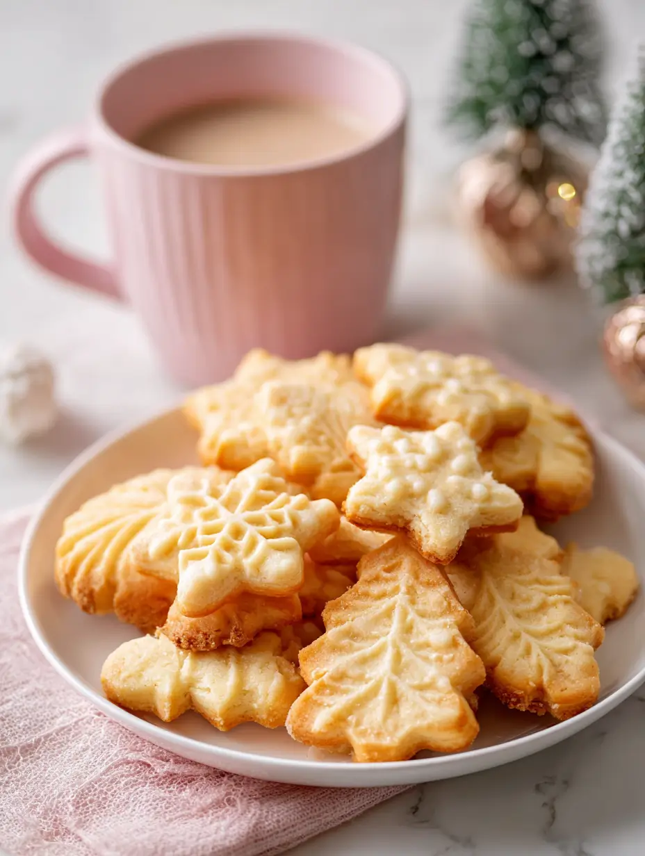 Healthy Christmas Cookies (Easy 4 Ingredient Recipe)