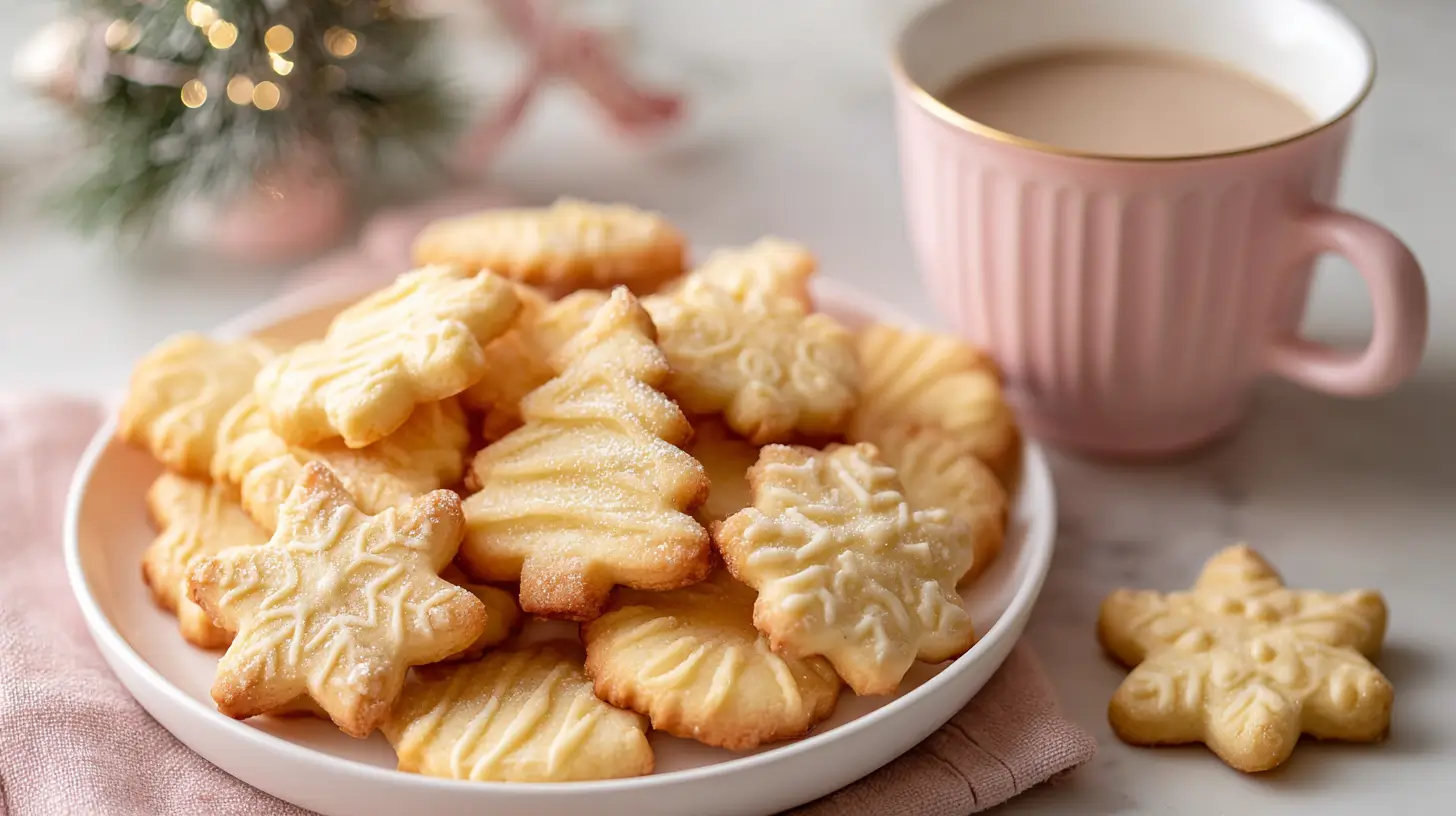 Healthy Christmas Cookies (Easy 4 Ingredient Recipe)