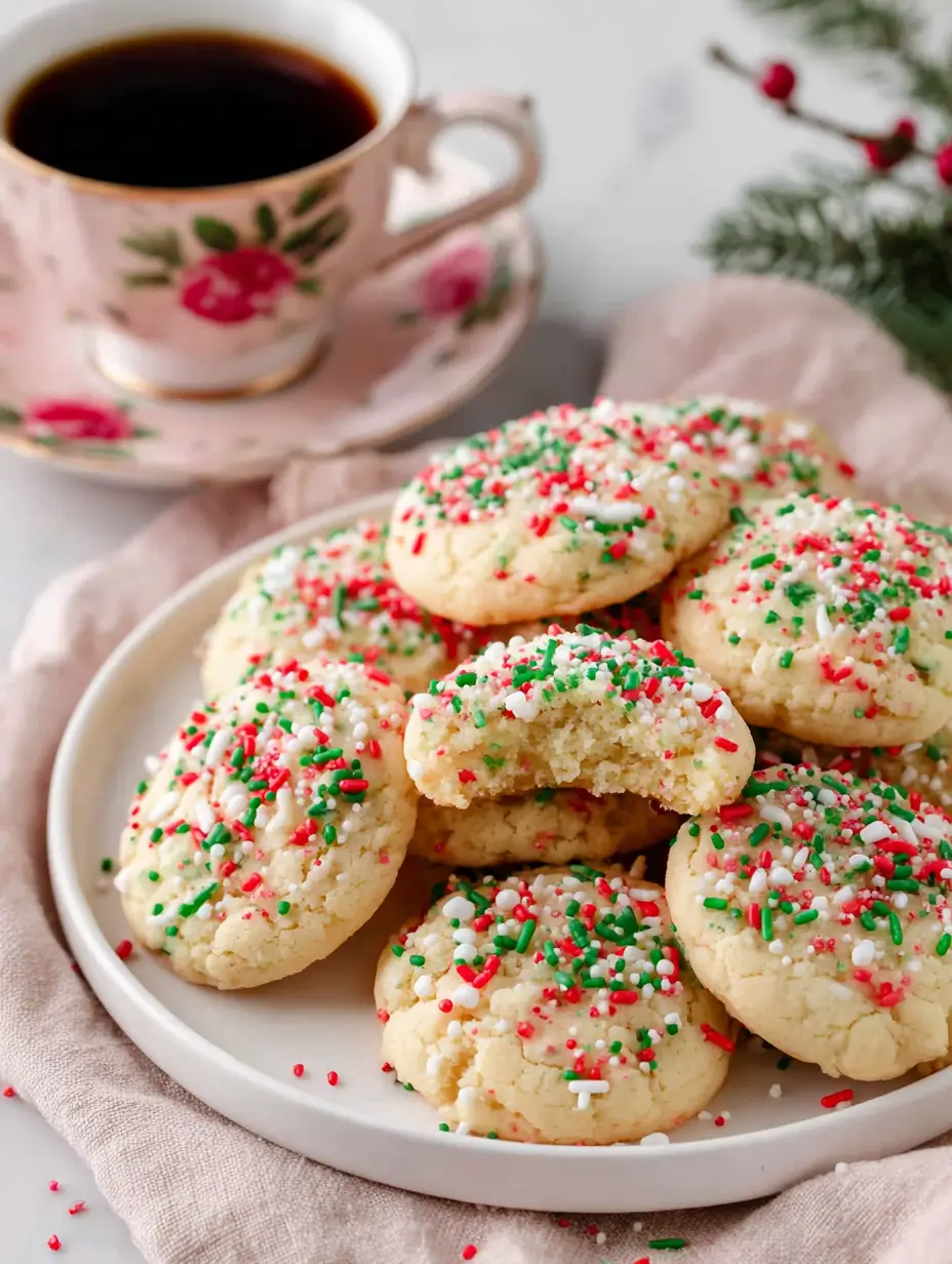 Best Christmas Cake Mix Cookies | Easy Soft Holiday Treat