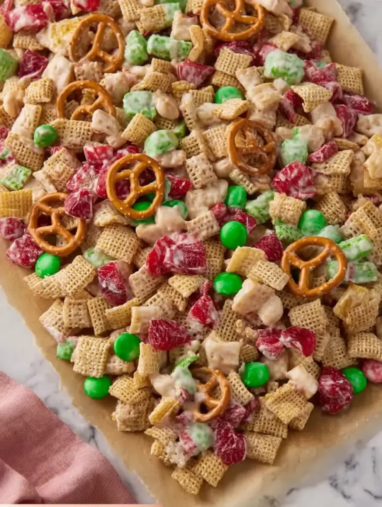 Christmas Crack Chex Mix (Easy Holiday Snack)