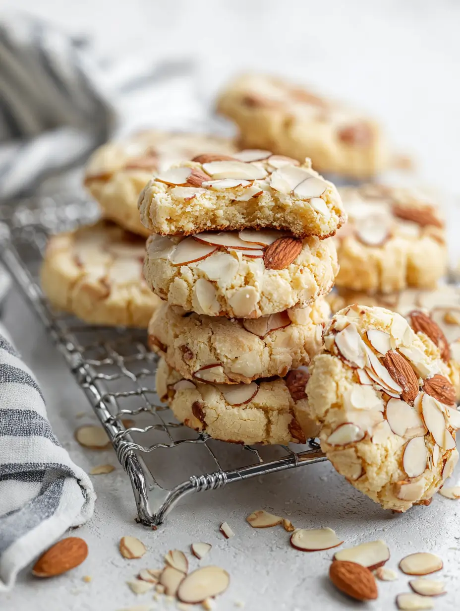 Greek Almond Cookies with Almond Flour